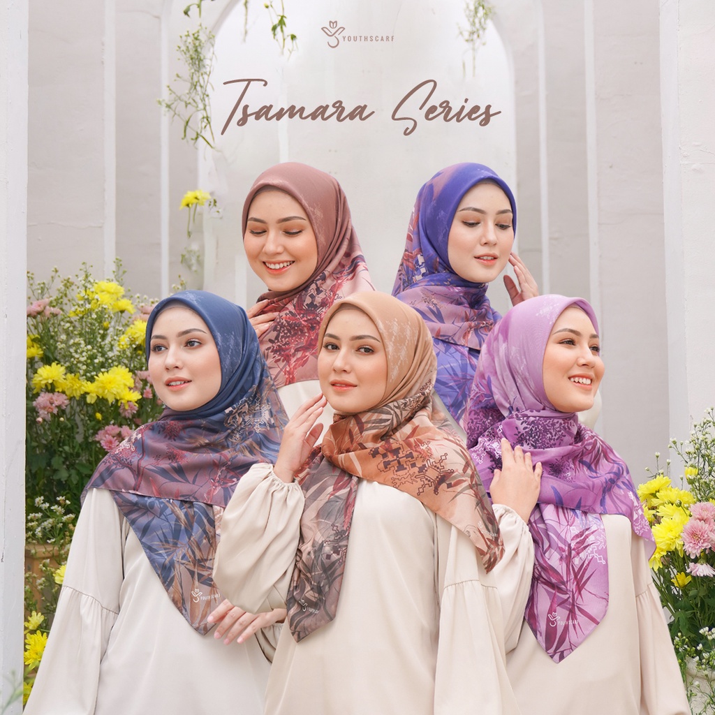 Jual Youthscarf - ( TSAMARA SERIES) - Hijab printing - Hijab segiempat ...