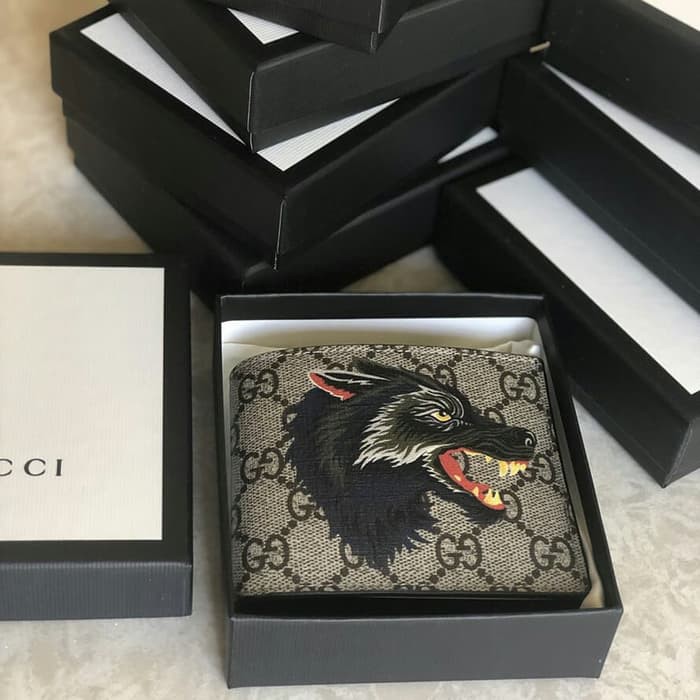 Jual Gucci Wolf Bifold Wallet | Shopee Indonesia