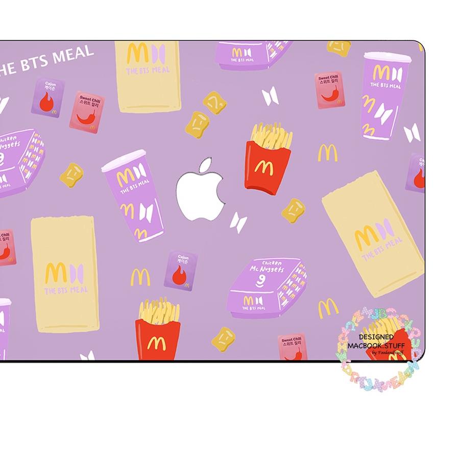 Jual Limited Stock Macbook Case Custom Bts Mcd Meal Design New Air Pro