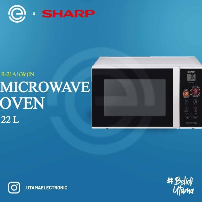 Jual SHARP Microwave Oven Low Watt 22 Liter R-21A1(W)IN | Shopee Indonesia