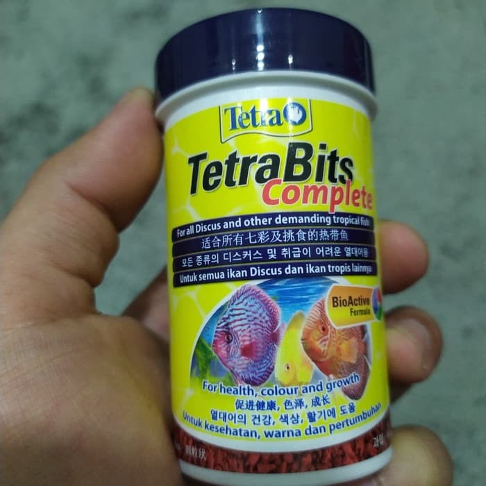Jual Tetrabits Complete Tetra Bit 30 Gram Pelet Guppy Discus 30Gr Tetra ...