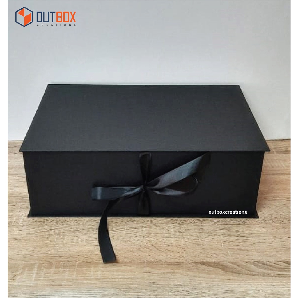 Jual Box Kado Pita Hitam Besar | Shopee Indonesia
