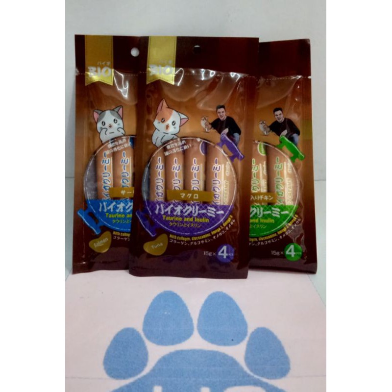 Jual Bio Creamy Liquid Makanan Snack Kucing | Shopee Indonesia