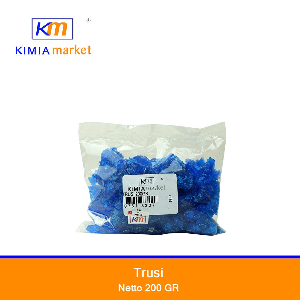 Jual Trusi 200gr/ Cooper Sulfat / Penjernih Air Biru 200gr / Terusi ...