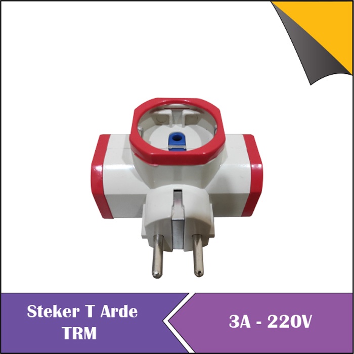 Jual Steker T Arde Warna TRM colokan steker Tee 3 lubang AG22 | Shopee ...