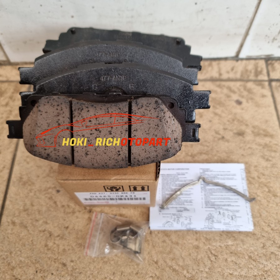 Jual Kampas Rem Brake Pad Depan Innova Reborn Original 04465-0K431 | Shopee Indonesia