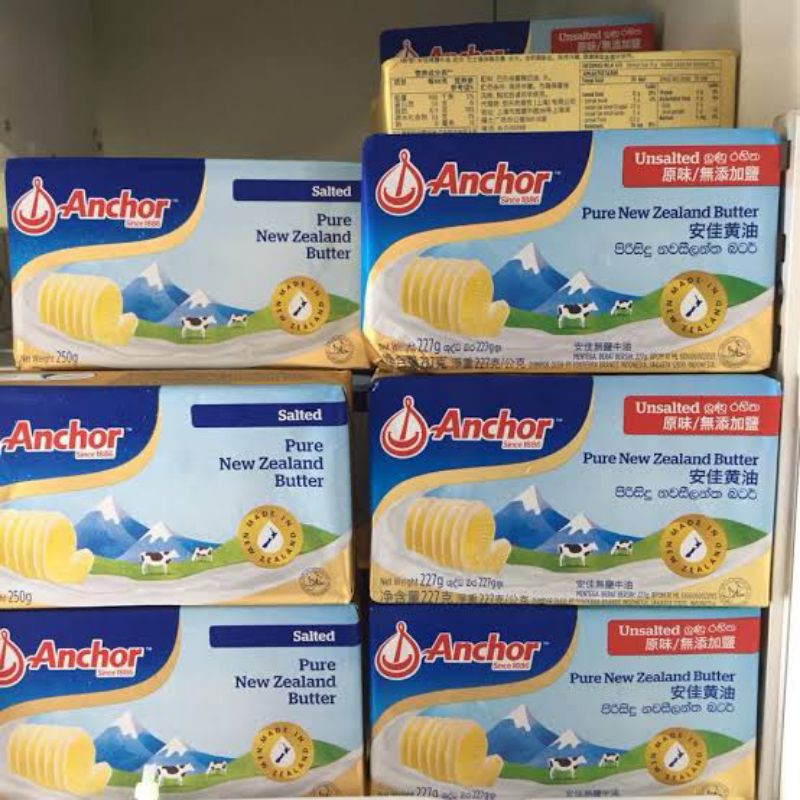 Jual Anchor Butter Salted / Unsalted 200gr | Shopee Indonesia