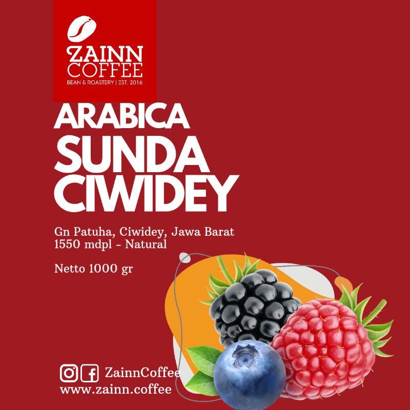 Jual Arabica Ciwidey Gunung Patuha Natural Prosess Kemasan 1 Kg roast ...