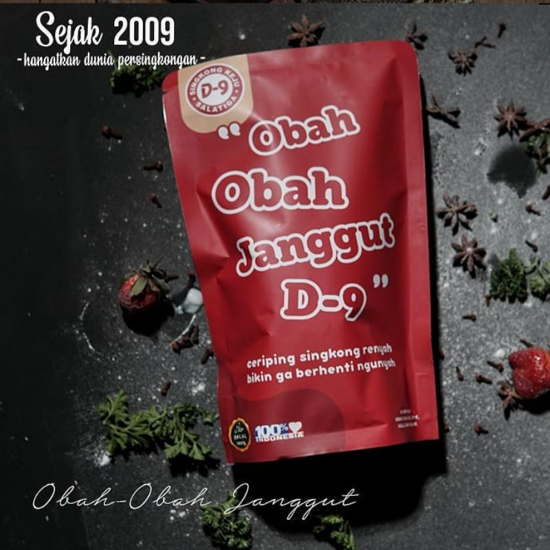 Jual Obah-Obah Janggut D-9 (singkong d9, cemilan gurih, renyah, makanan ...