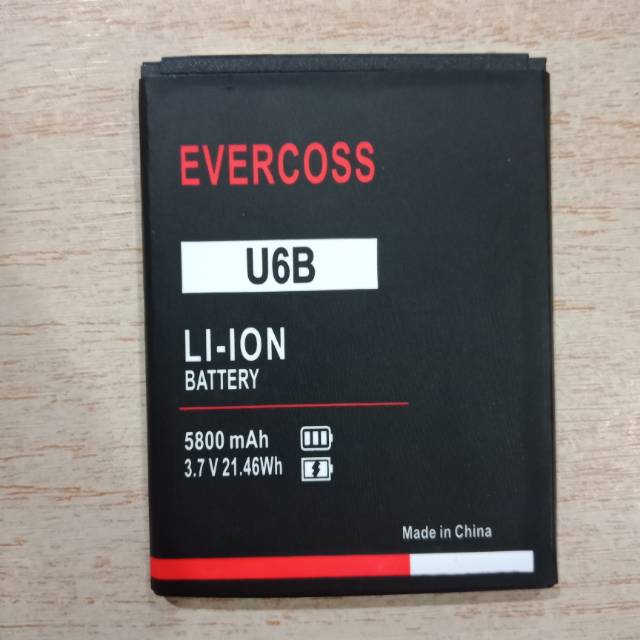 Jual Baterai Batre Evercoss U6B 4G LTE Original Oem | Shopee Indonesia