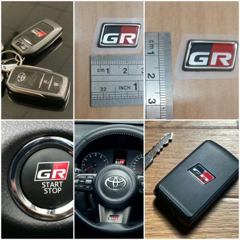 Jual EMBLEM GR GAZOO RACING INTERIOR TOYOTA AVANZA AGYA CALYA RAIZE ...