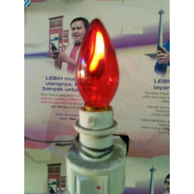 Jual Lampu Bolam Cabe Bara Api 1 Watt | Shopee Indonesia