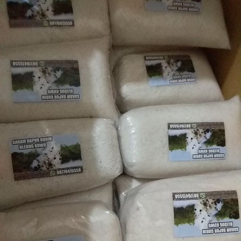 Jual Garam Krosok Gurih Bledug Kuwu/Garam Vulkanik/Volcanic Salt (berat ...