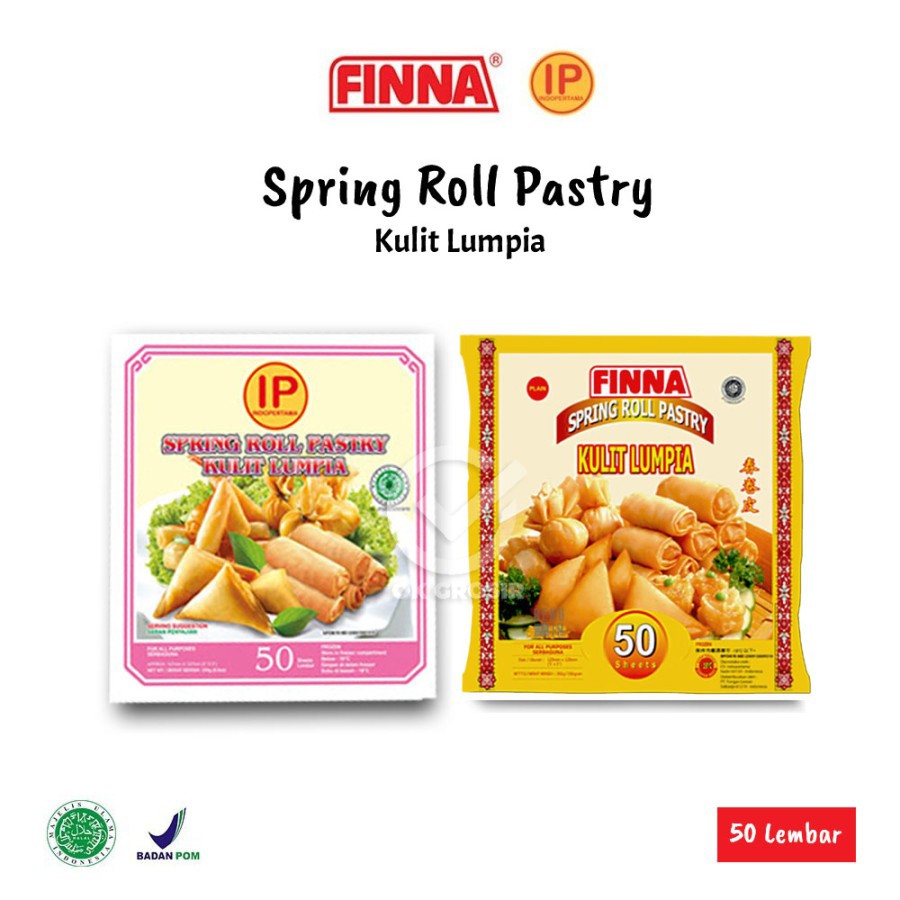 Jual Spring Roll Pastry/ Kulit Lumpia Isi 50 pcs (Kecil) | Shopee Indonesia