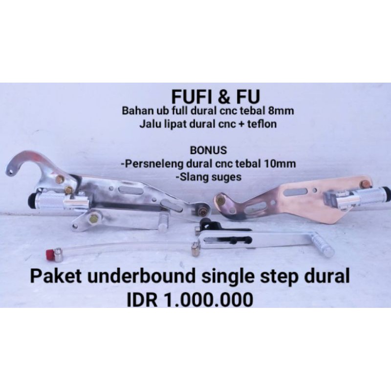 Jual Footstep Underbone Single Dural Satria fu/fi | Shopee Indonesia