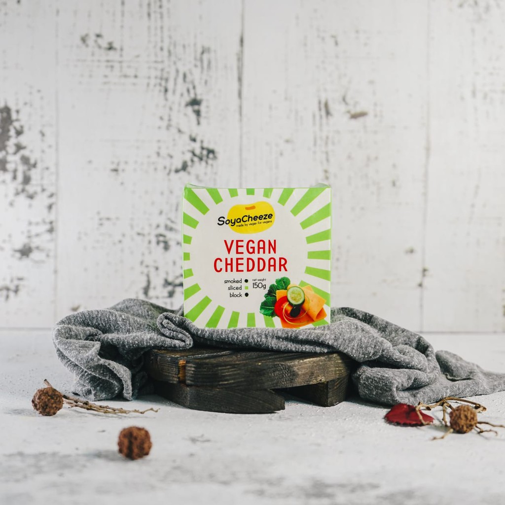 Jual SOYA CHEESE, VEGAN CHEDDAR BLOCK, 150G | Shopee Indonesia
