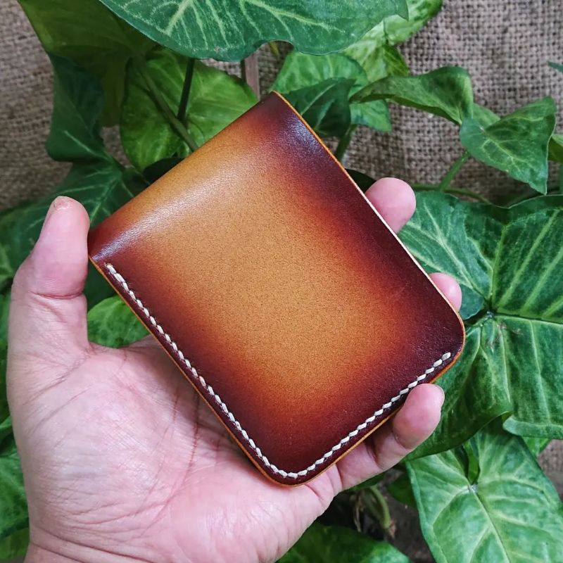 Jual dompet kulit asli handmade gradasi | Shopee Indonesia
