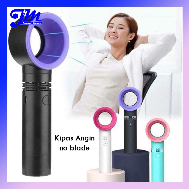 Jual [Ready Stock] Kipas Angin Zero 9 Mini Fan Kipas Angin Tanpa Baling Portable Hand Fan USB ...