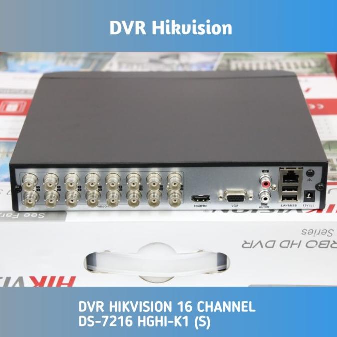 Jual Dvr Hikvision 7216 Hghi-K1 Dvr 16 Channel Hikvision Turbo Hd ...