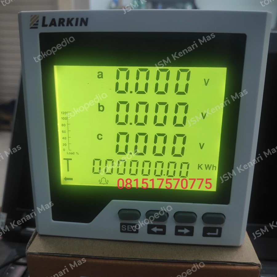 Jual LR-3D3Y / LR3D3Y Three Phase Power Meter Digital witch LCD Display LARKIN | Shopee Indonesia