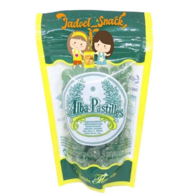 Jual PERMEN ALBA PASTILES - PERMEN JADUL Rasa Mint by Jadoel Snack ...