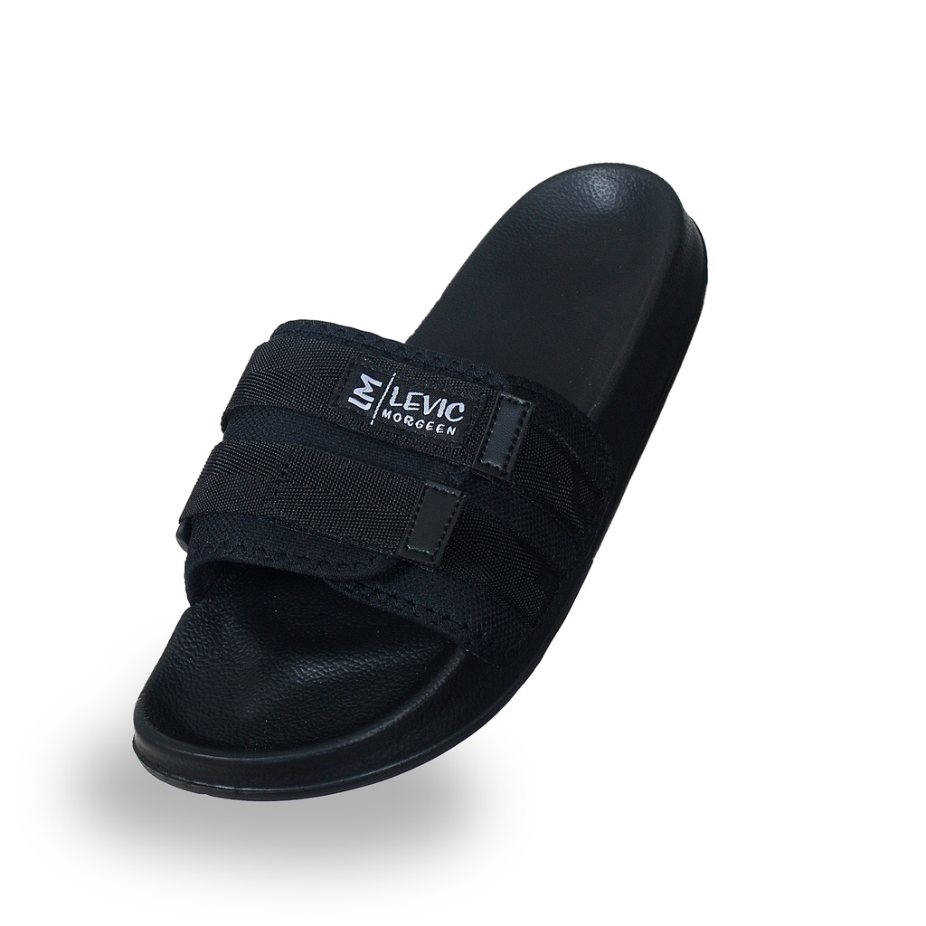 Jual Levic Mogeen Sundo Sandal Slide Pria Wanita Stereo x Shopee Sandal ...