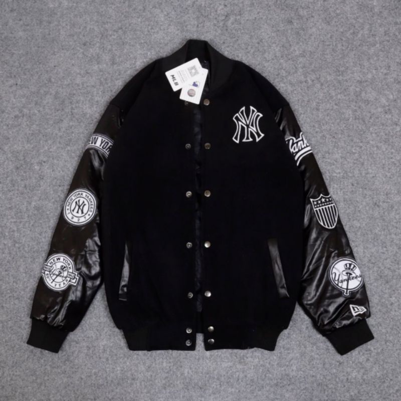 Jual MLB NEW ERA Jaket Varsity Baseball Pria Wanita - Varsity Jaket ...