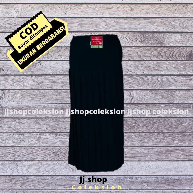 Jual SERAGAM SEKOLAH ROK PANJANG HITAM SD ,SMP, SMA REMPEL LIPIT TURUN PINGGANG ROK SEKOLAH MEXI ...