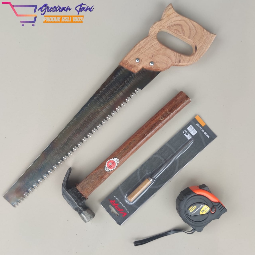 Jual (PALING LENGKAP) Paket Alat Bertukang Gergaji , Palu , Kikir ...
