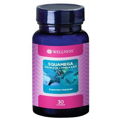 Jual Wellness Squamega (Squalene & Omega 3,6,9) - 30 Softgels | Shopee ...