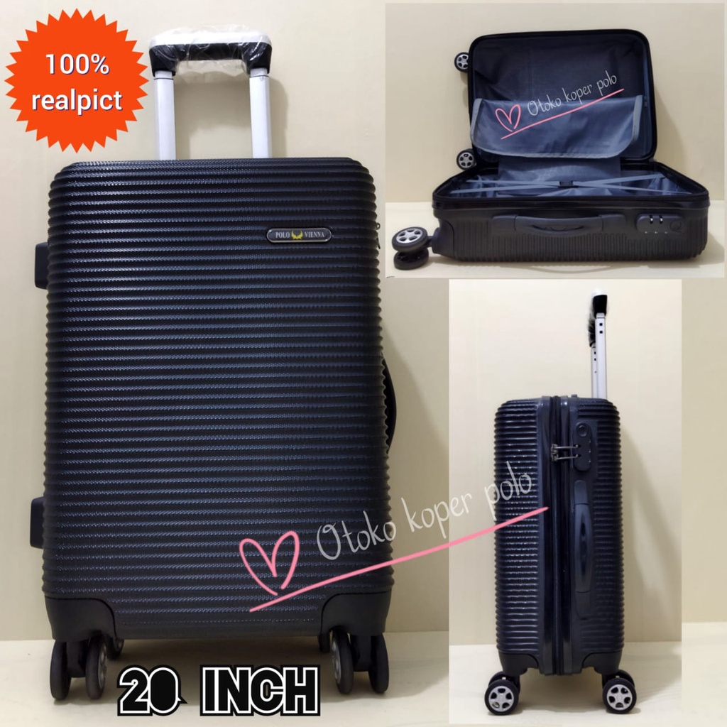 Jual KOPER 20 INCH POLO UKURAN KABIN KOPER HARDCASE KOPER MURAH 100RB ...