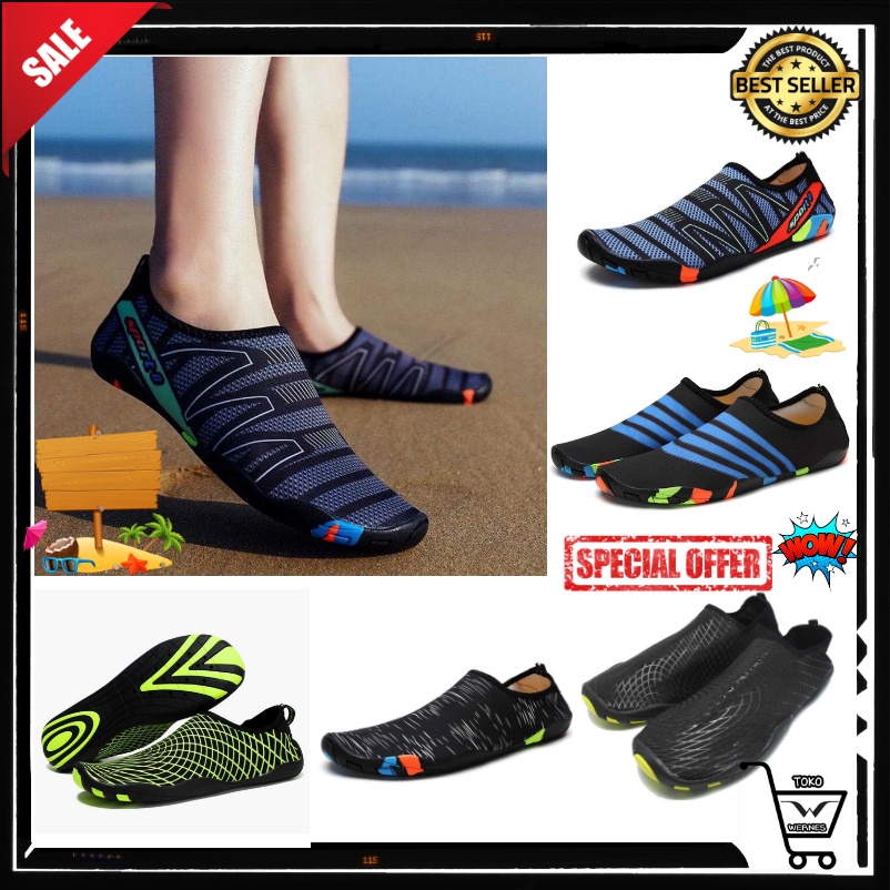 Jual Sepatu Pantai Olahraga Air Murah Terbaik Sepatu Pantai Beach Shoes ...