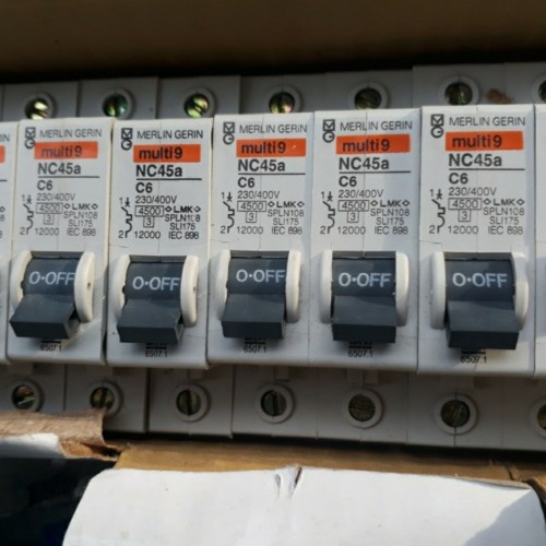 Jual MCB Nc45a Merlin Gerin 1p 2A,4A,6A,10A,16A,20A,25A,32A,40A,50A,63A 1 phase | Shopee Indonesia