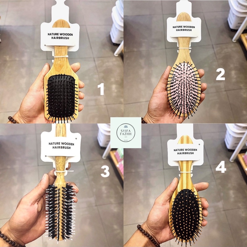 Jual Miniso Sisir Nature Wooden / Kayu | Shopee Indonesia