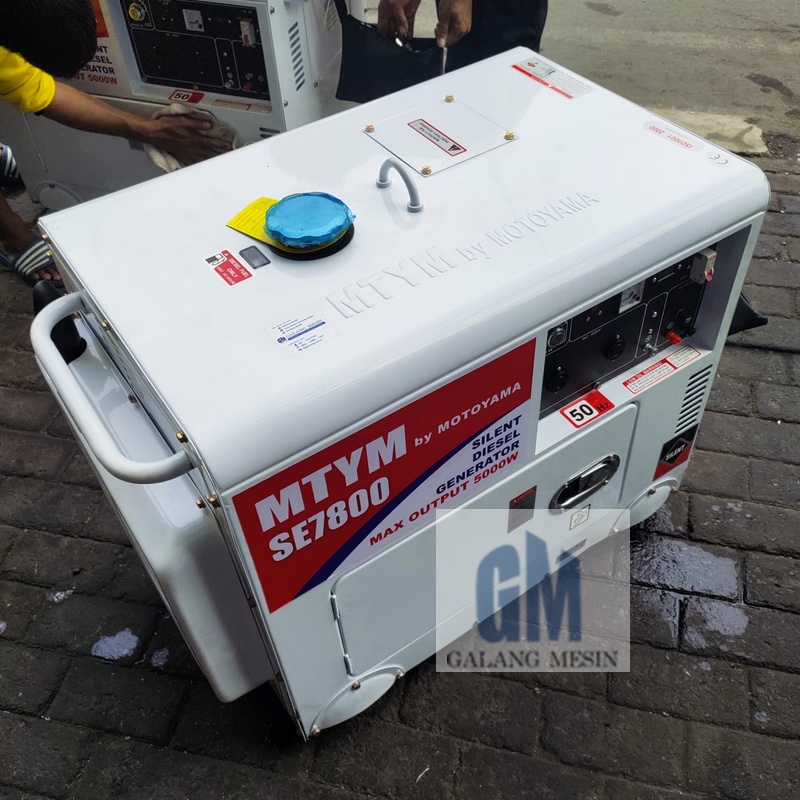 Jual Mesin Genset Silent Diesel Generator Motoyama SE7800 MTYM Power ...