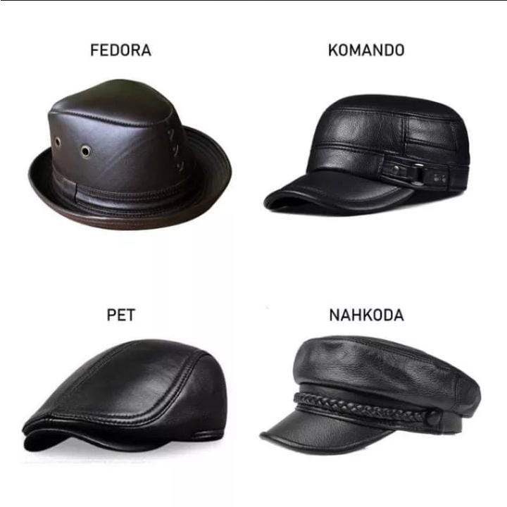 Jual TOPI KULIT ASLI GARUT ORIGINAL | Shopee Indonesia