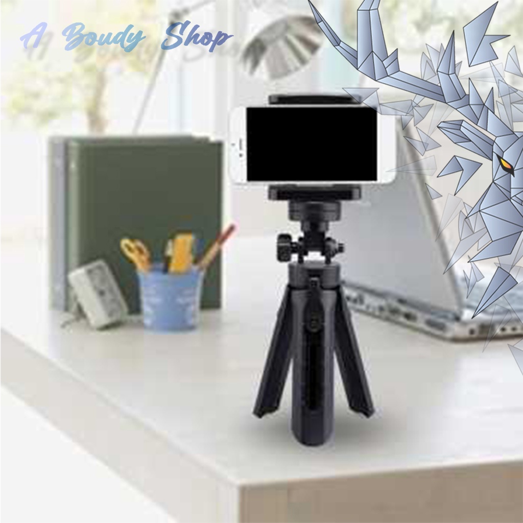 Jual Tripod Mini Universal Socket Smartphone Holder Clamp Vlog Zoom ...