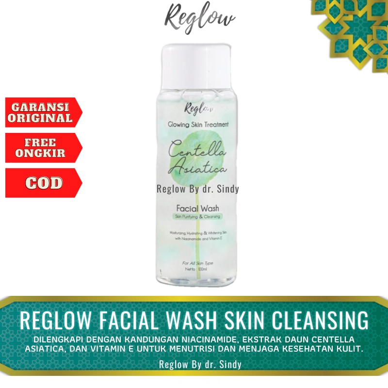 Jual Reglow Re glow Facial Wash Skin Cleansing Skincare Original BPOM ...