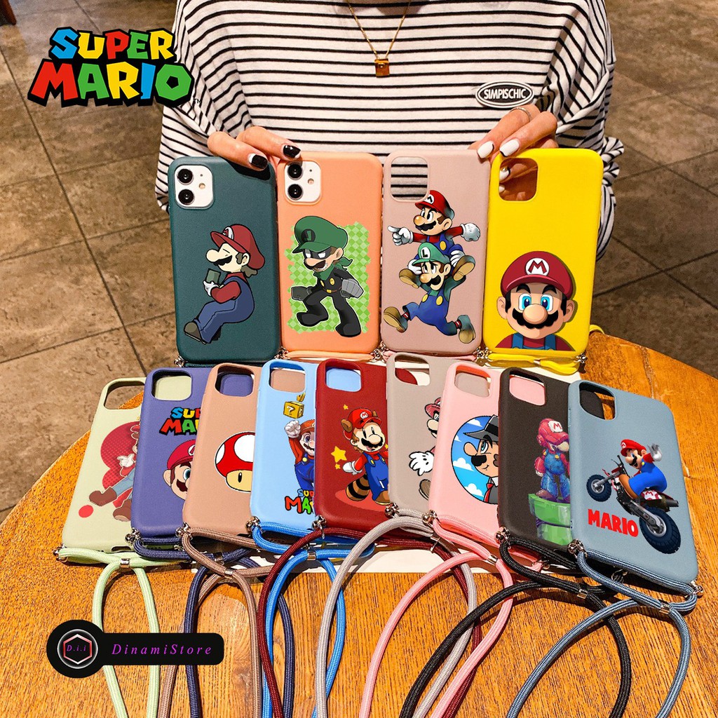 Jual Softcase Slingcase Tali Lanyard Candy SUPER MARIO Xiaomi Redmi 5S S2 K20 8Se Lite Pro Mix ...