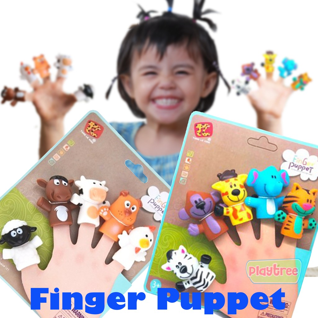 Jual Mainan Anak Finger Puppet Hand Puppet Boneka Jari Boneka Tangan ...