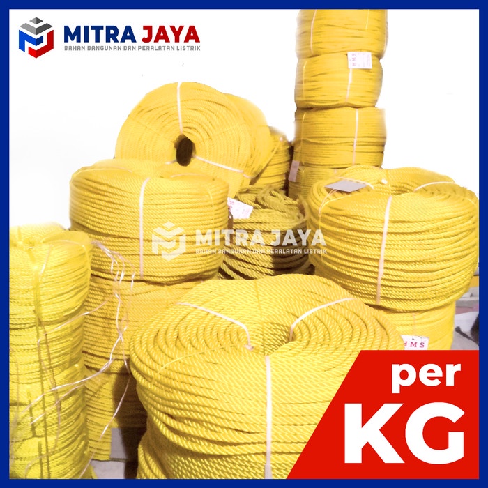 Jual [Rumah Tangga] Tali Tambang Plastik 4 - 10 Mm Per Kg Tali Pengikat ...