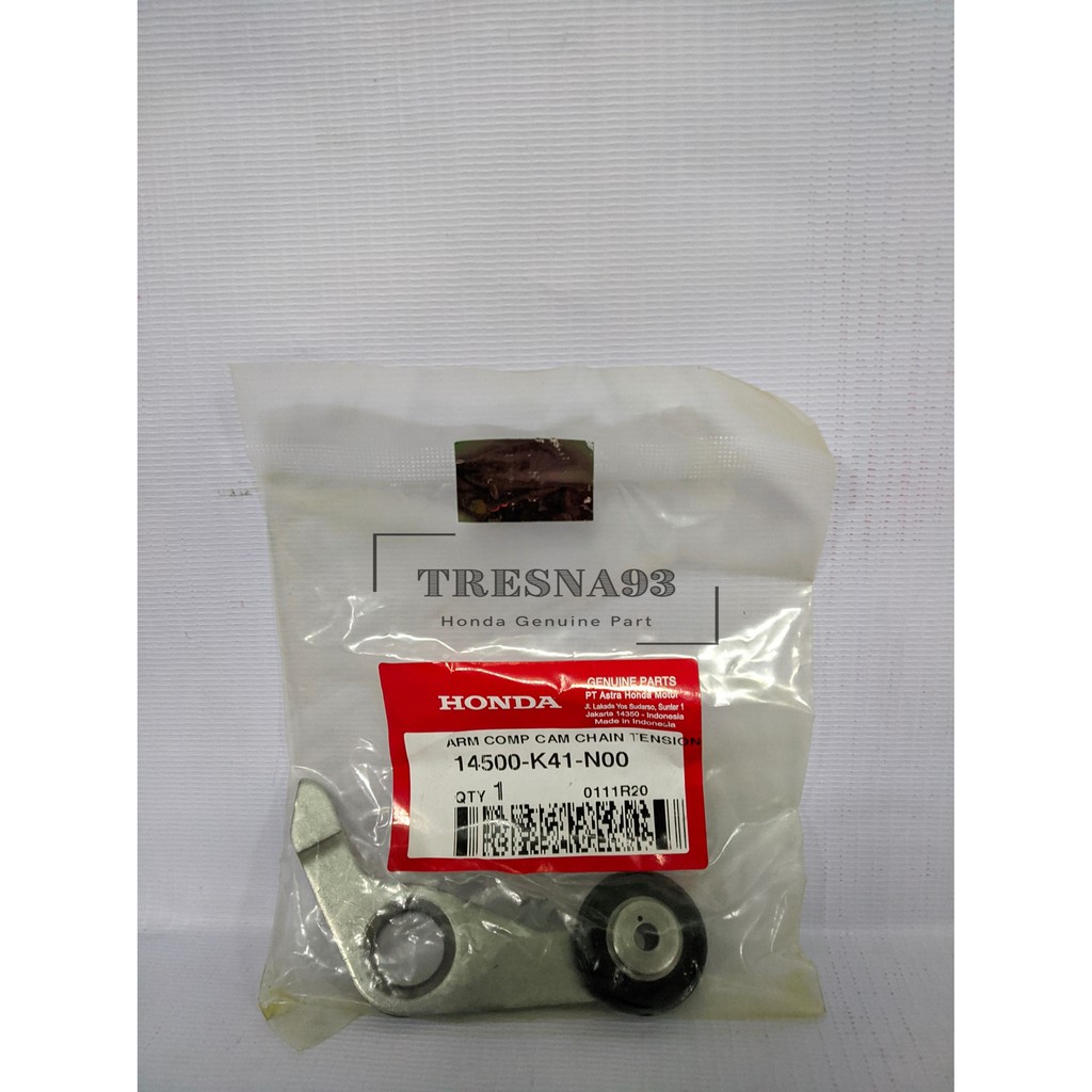 Jual 14500-K41-N00 ARM COMP CAM CHAIN TENSIONER ORIGINAL NEW SUPRA X ...