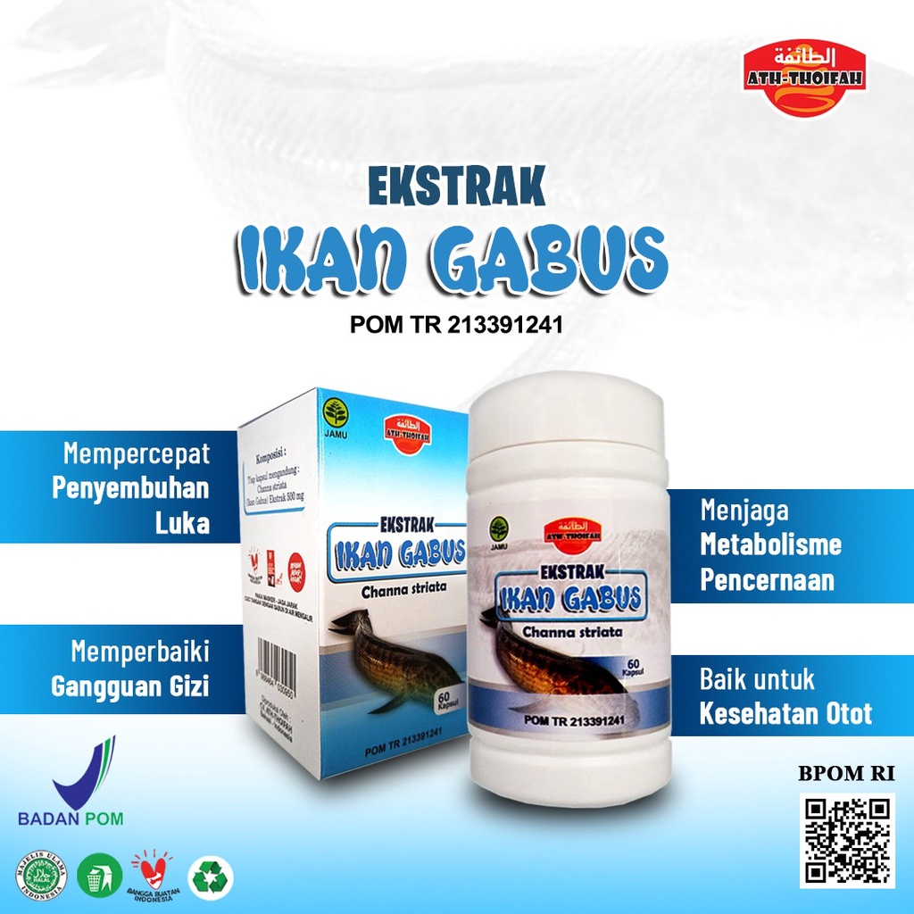 Jual Kapsul Ekstrak Ikan kutuk ( Kapsul Kutuk ) Kapsul ikan gabus Original 100% Obat pasca ...