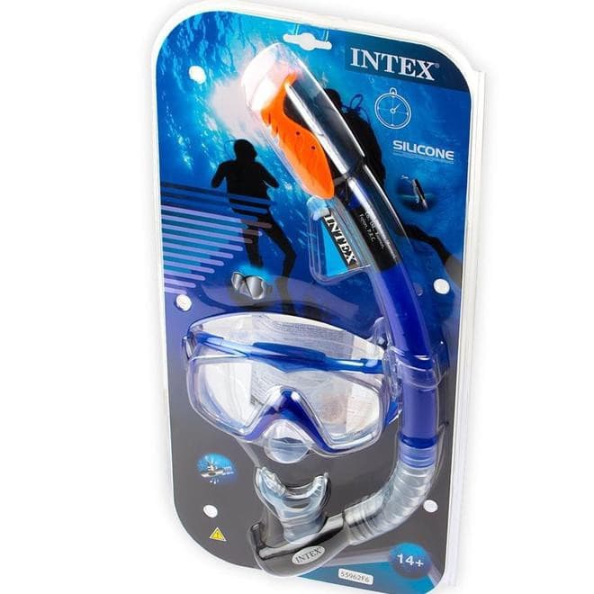 Jual INTEX 55962 Snorkel + Mask Diving Kacamata Selam alat snorkeling ...