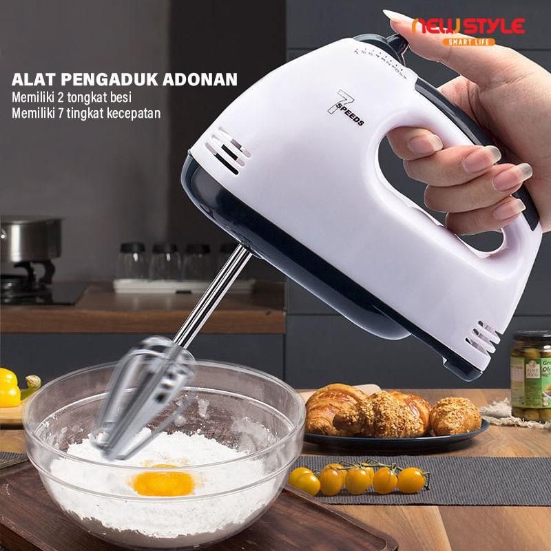 Jual Super Hand Mixer Dengan 7 Kecepatan Free 4 Buah Alat Pengaduk ...