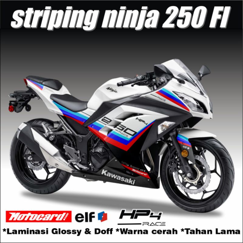 Jual Decal Striping Sticker Ninja 250 Old Livery Bmw Hp4 - Stiker List ...