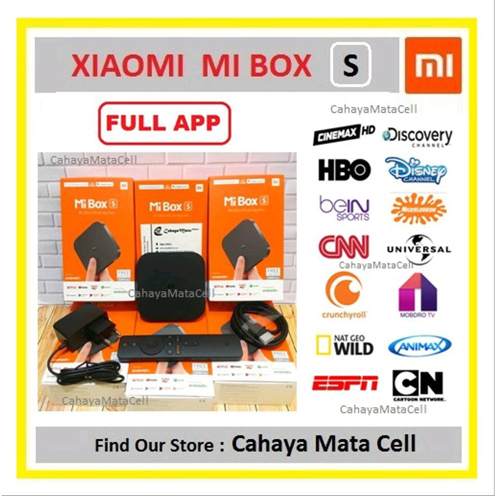 Jual Xiaomi Mi Box S Full App 4K HDR International Version | Shopee ...