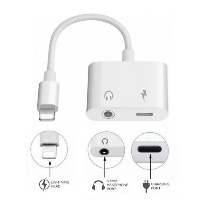 Jual adaptor sambungan henset + cas / audio sambungan headphone ...