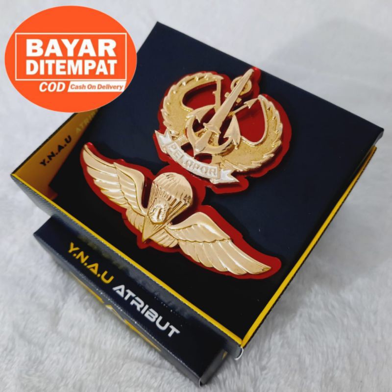 Jual PIN/WING/BRIVET SUSUN PELOPOR PENERJUN POLRI | Shopee Indonesia
