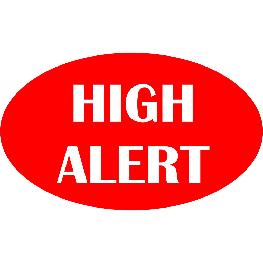 Jual Stiker Label Rumah Sakit Pasien Apotik Apotek High Alert Lasa ...